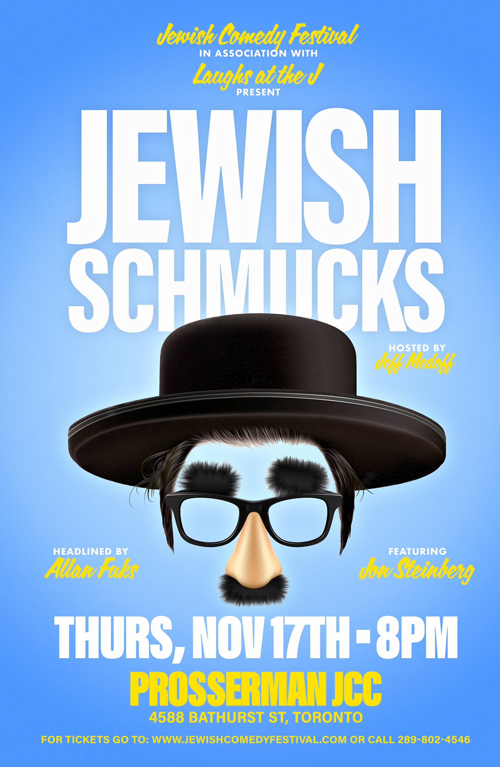 2022 Toronto Jewish Comedy Festival Presents Jewish Schmucks - 2022 ...